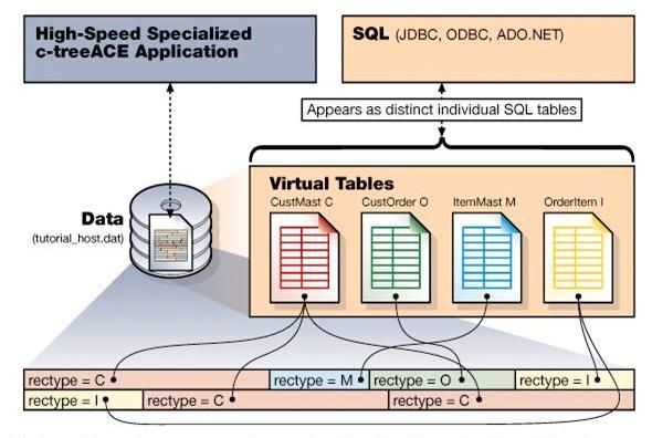 How to Provide SQL Access to NoSQL Type Data using Multi-Record Type