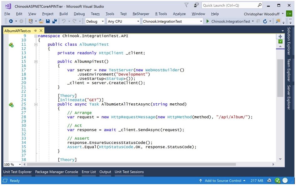Como Testar o ASP.NET Core Web API
