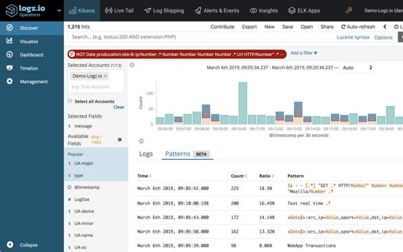 logz.io Releases Feature to Automatically Identify Patterns within Log Data