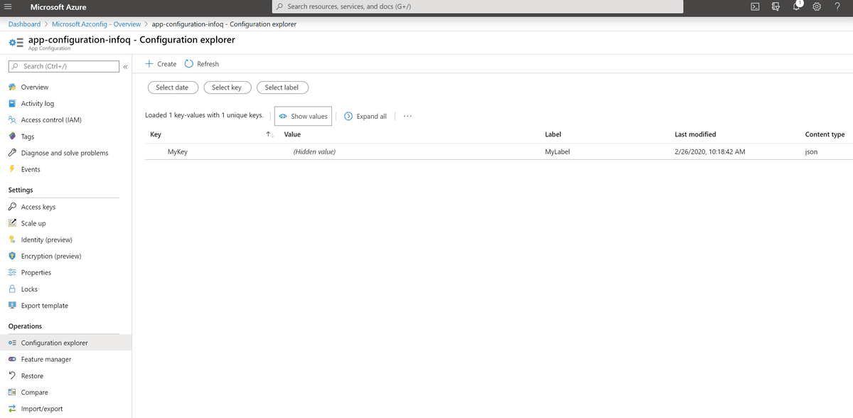 Microsoft Releases Azure App Configuration to General Availability