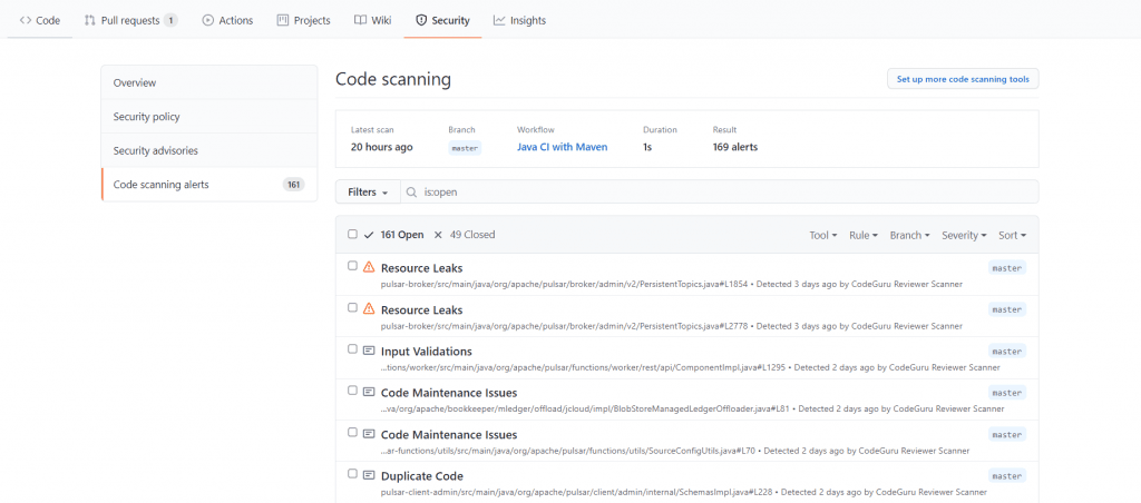 Amazon CodeGuru ReviewerがGitHub ActionsとのCI/CD統合を発表