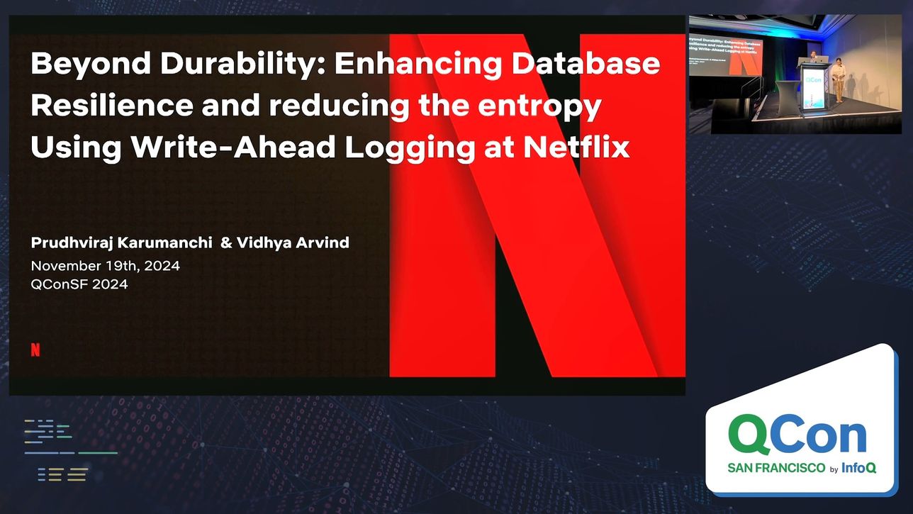 Beyond Durability: Database Resilience and Entropy Reduction with Write-Ahead Logging at Netflix ...