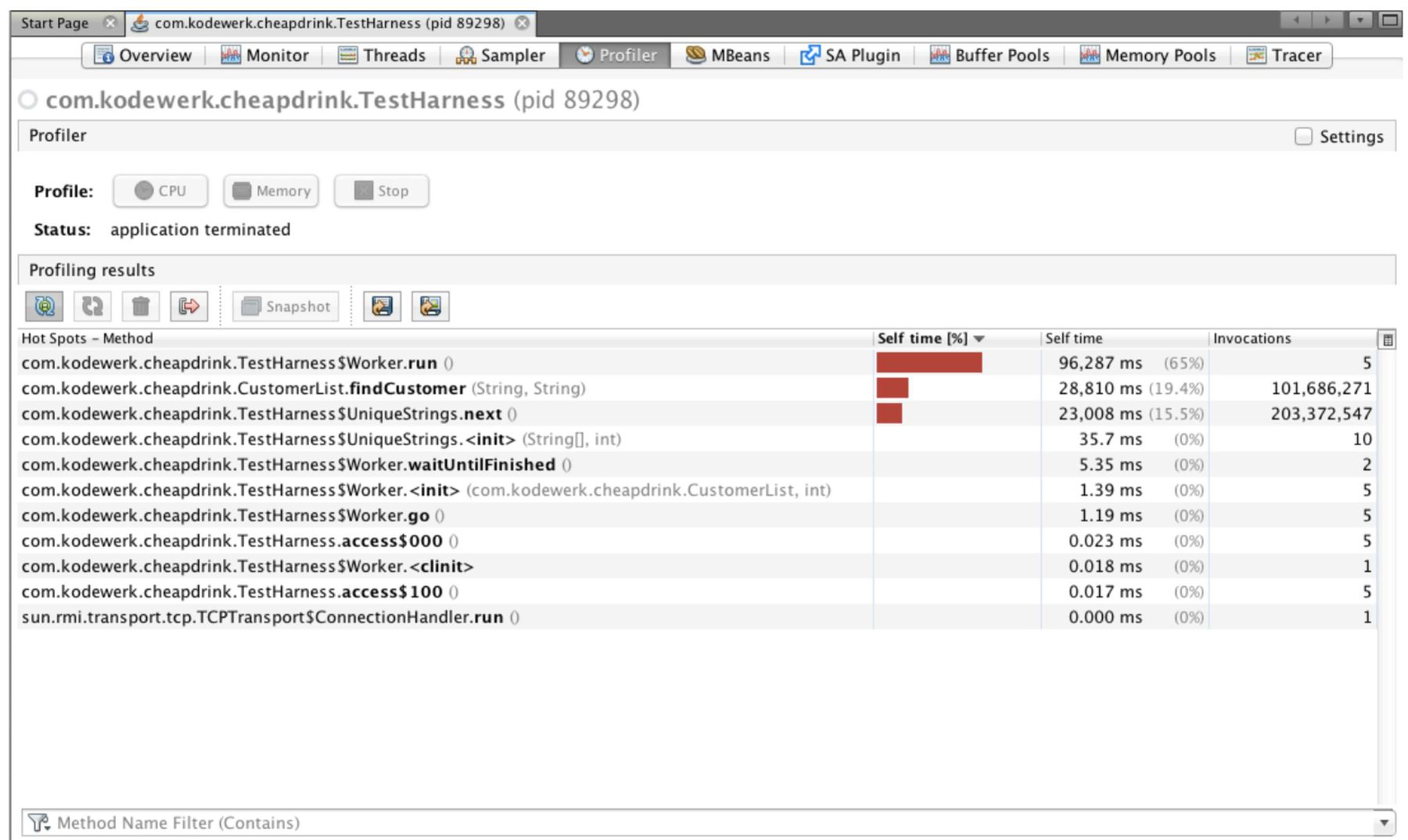 To Execution profile or to Memory Profile? That is the question.