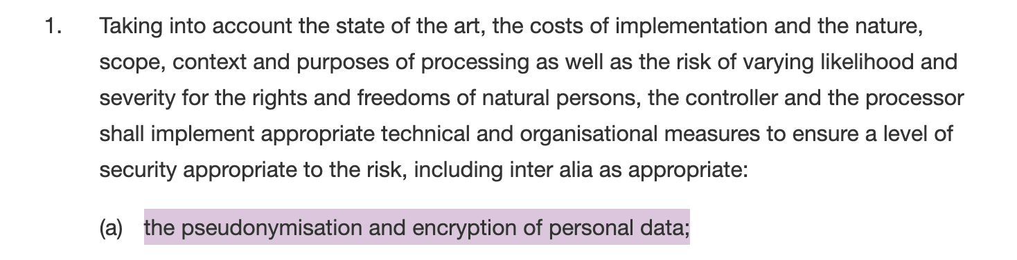 Application Level Encryption for Software Architects