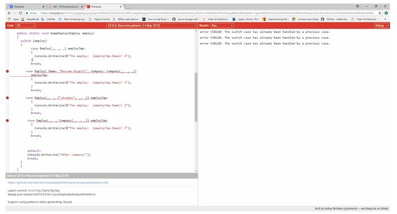 C# 8 Ranges and Recursive Patterns - InfoQ