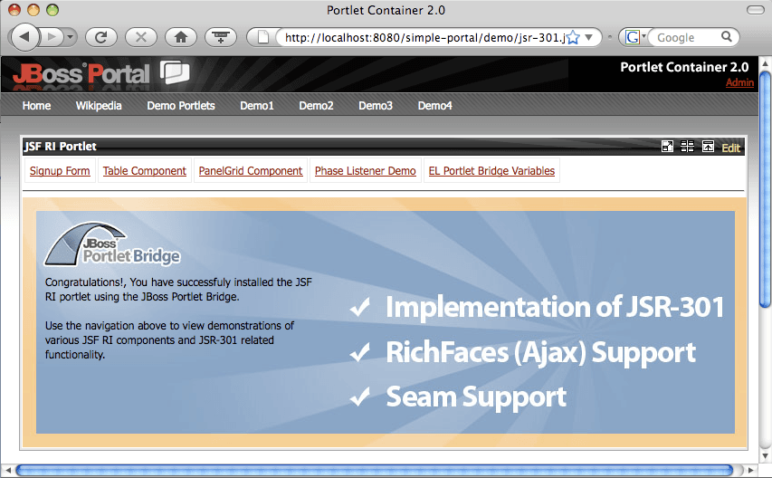 Developing Portlets using JSF, Ajax, and Seam (Part 1 of 3)