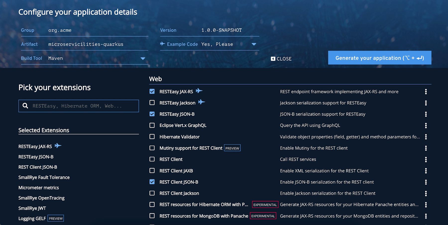 Implementing Microservicilities with Quarkus and MicroProfile