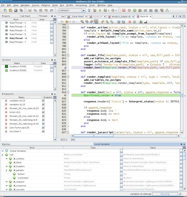 NetBeans: Ruby Developer's New Best Friend - InfoQ