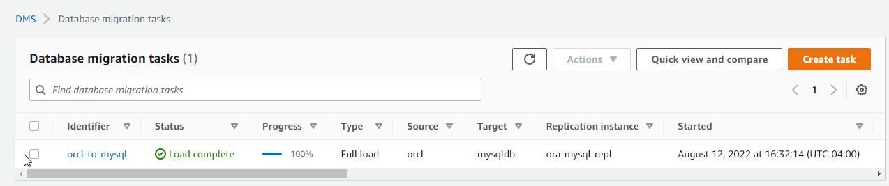 How To Migrate An Oracle Database To Mysql Using Aws Database Migration