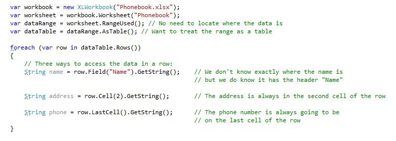 Making OpenXML Easy with ClosedXML - InfoQ