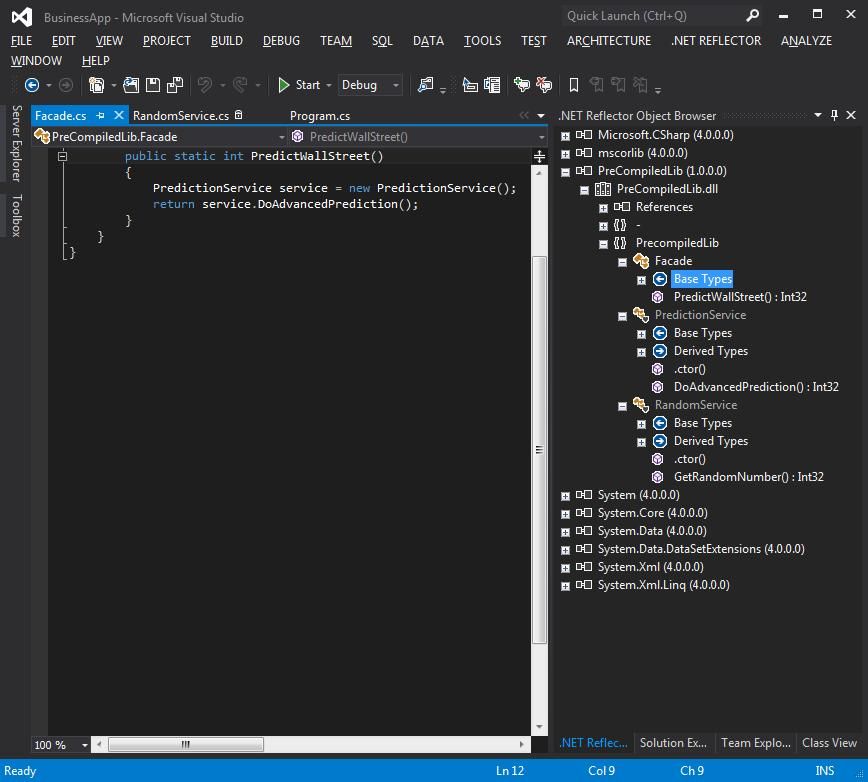 Stepping through the precompiled assemblies with .NET Reflector
