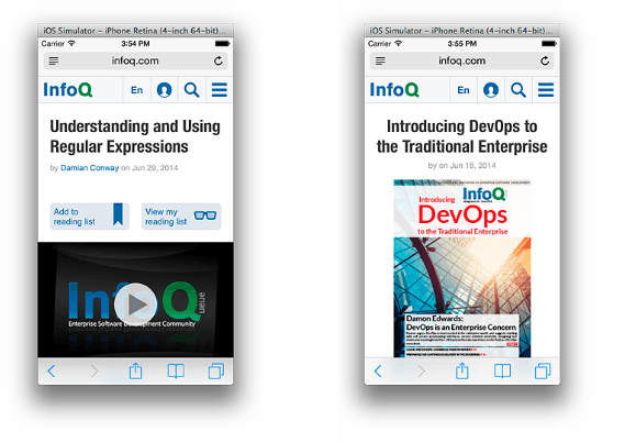 Infoq Mobile Site Launched Infoq 1499