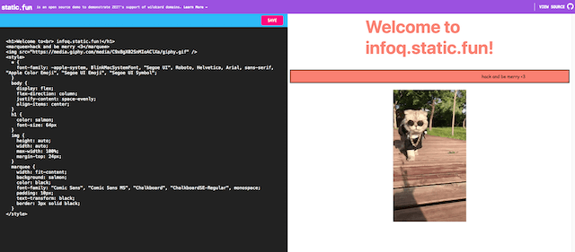 Wildcard HTTPS Subdomain Configuration with static.fun