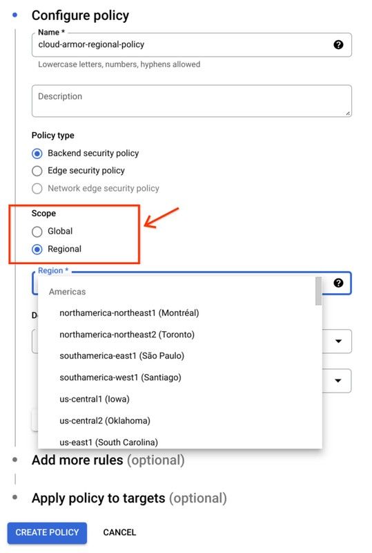 Regionally-Scoped Google’s Cloud Armor Security Policies - InfoQ