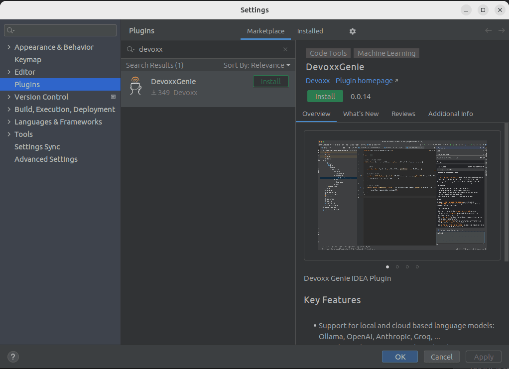 The Devoxx Genie IntelliJ Plugin Provides Access to Local or Cloud ...