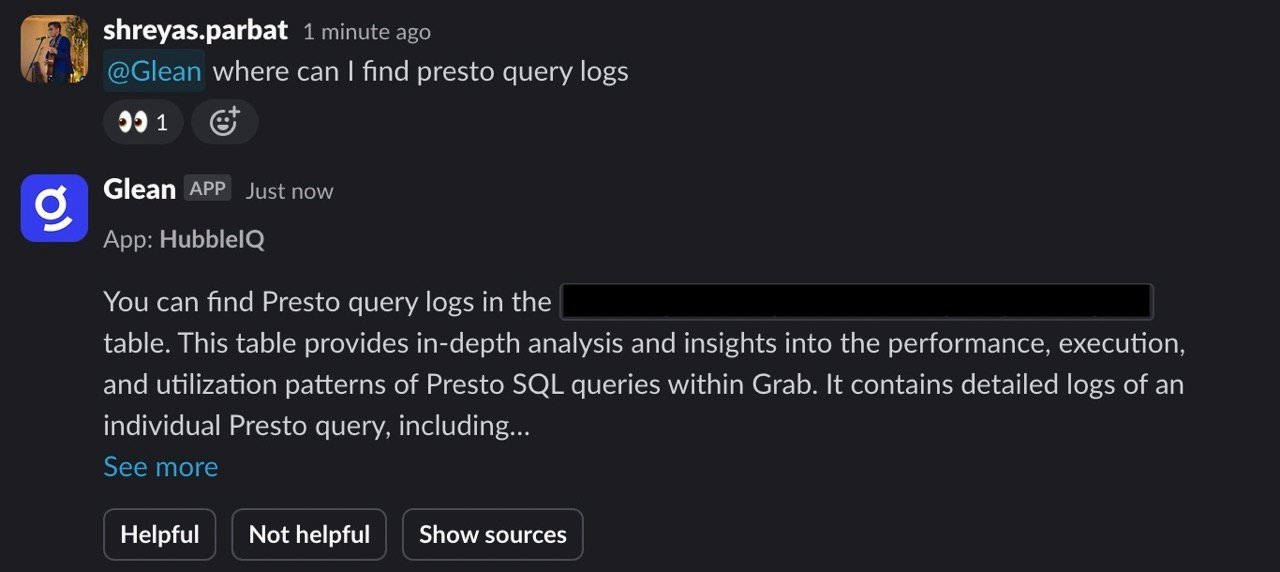 Grab Employs LLMs for Conversational Data Discovery with GPT-4, Glean and Slack - InfoQ