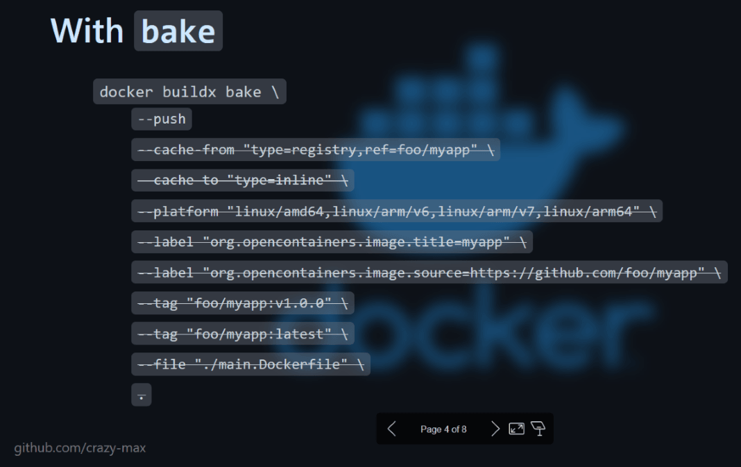 Farewell To Build Scripts As Docker Bake Goes Ga Infoq