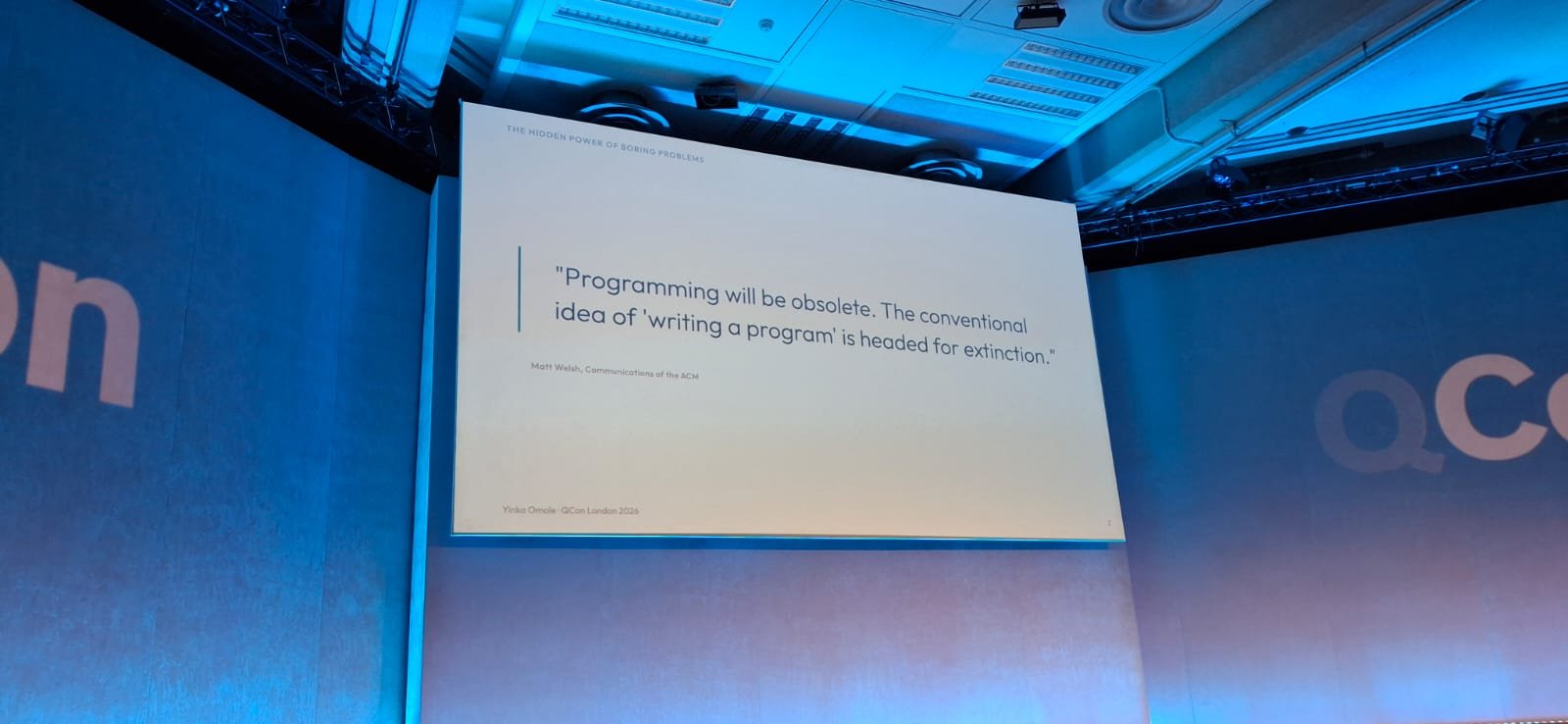 QCon London 2026: The Hidden Power of Boring Problems - InfoQ